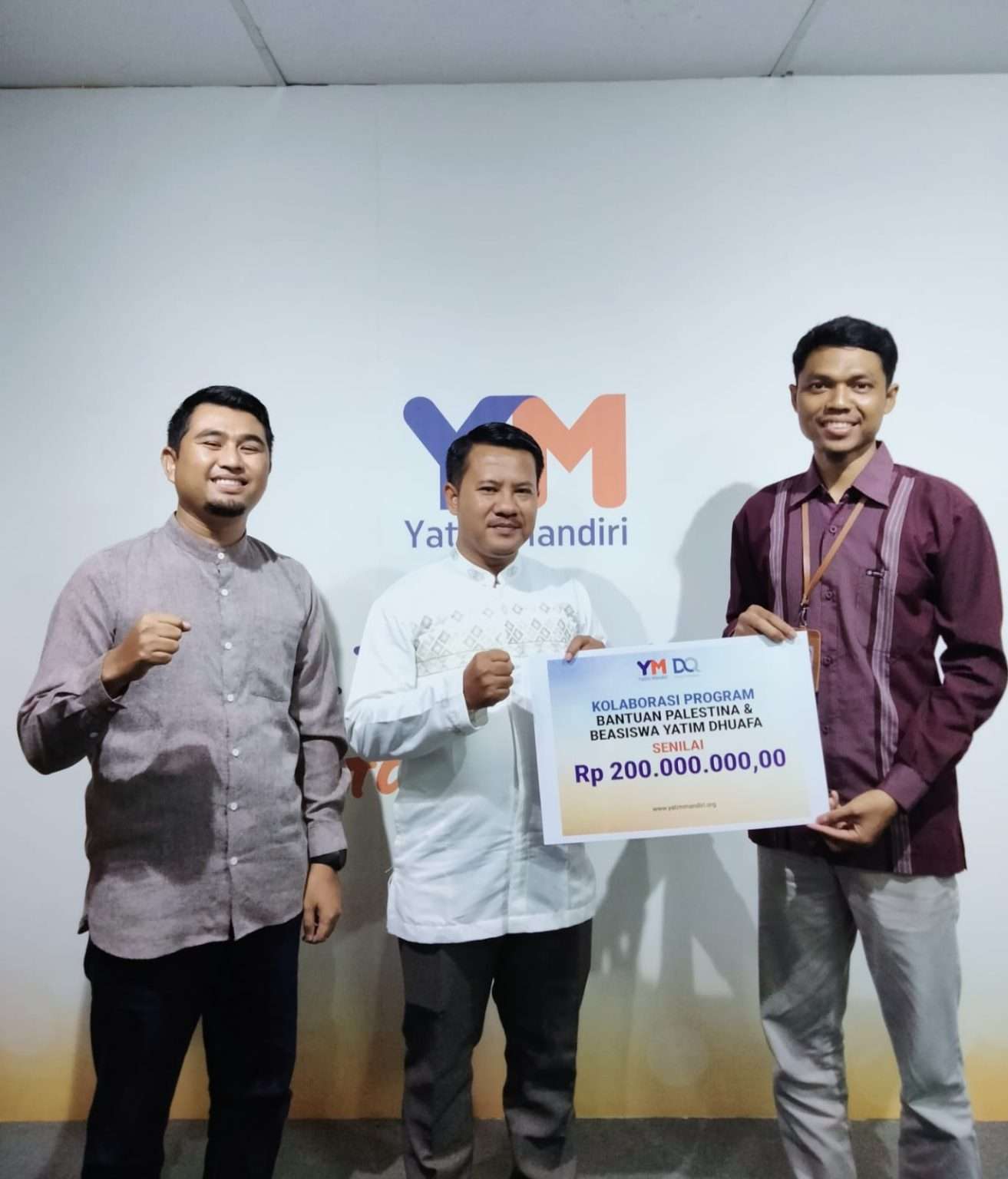 Kolaborasi Program Kebaikan Yatim Mandiri dan Dompet Al-Qur'an
