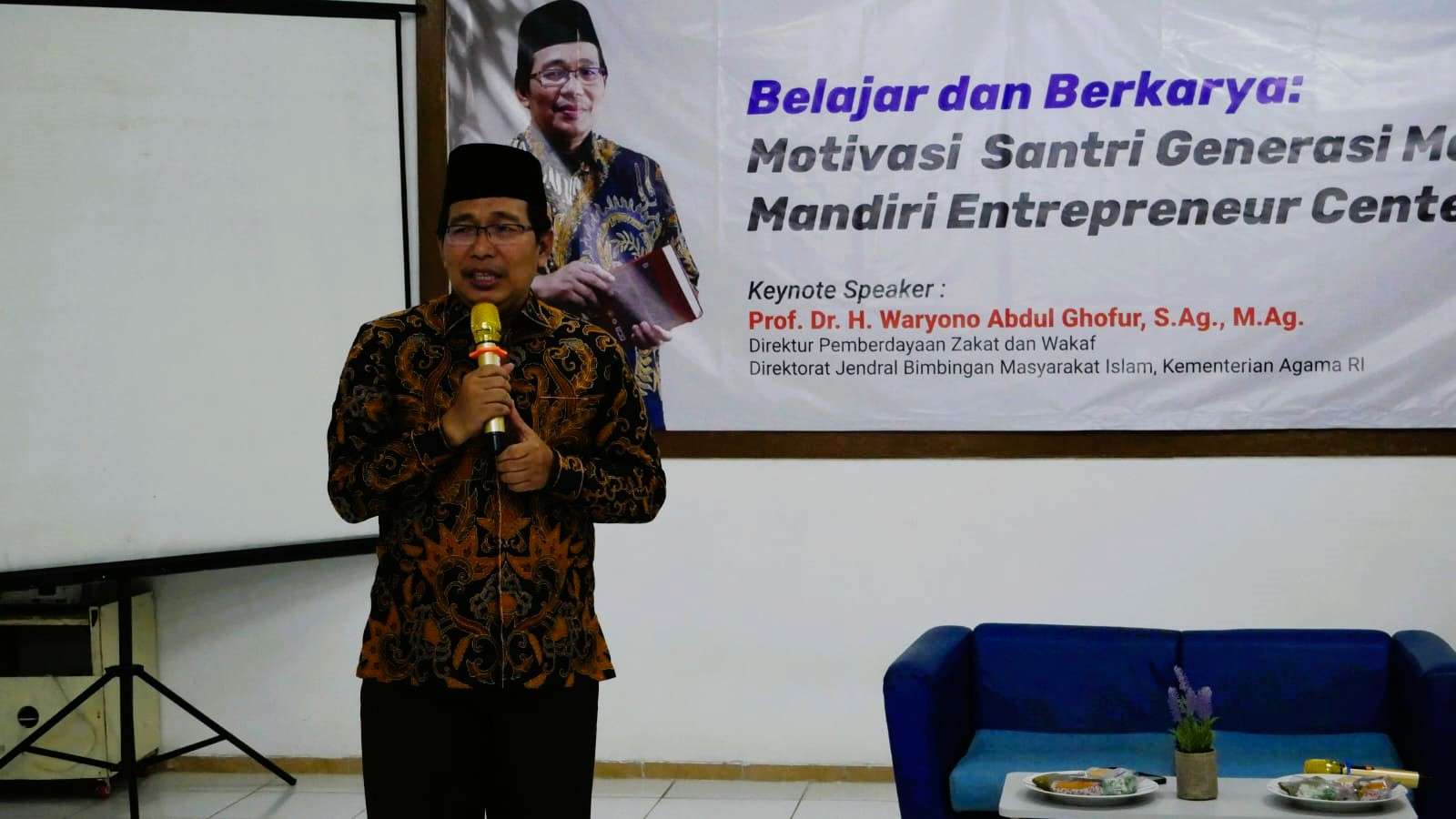 Kunjungi MEC, Direktur Zakat Kemenag Beri Motivasi Mahasiswa